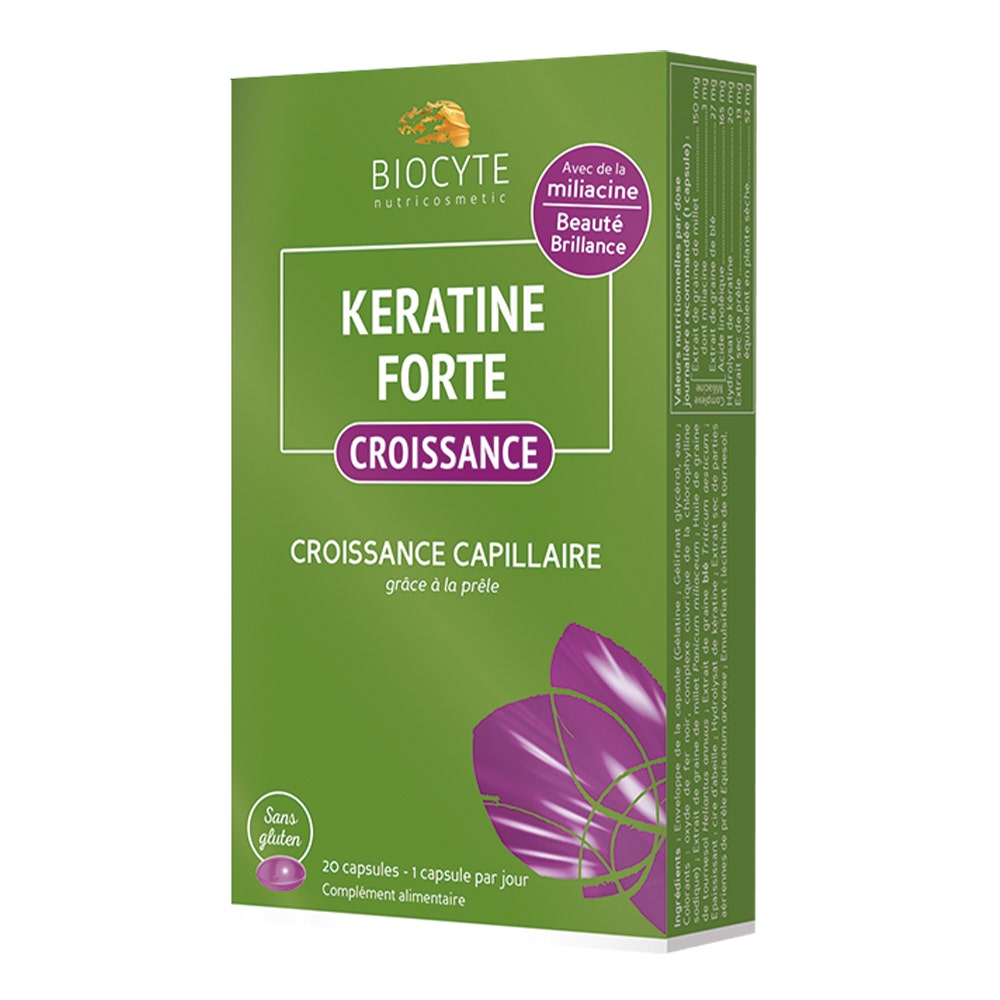 Biocyte Keratin Forte Croissance 20 Capsule - Easypara