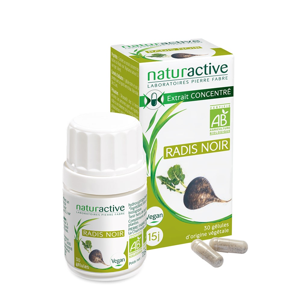 Naturactive Ravanello nero biologico 30 Geluli - Easypara