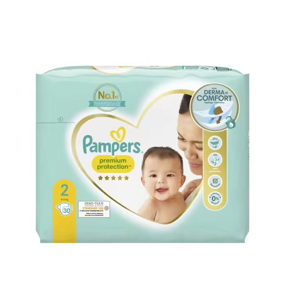Pampers Premium Pannolini taglia 2 4-8 kg x30 - Easypara