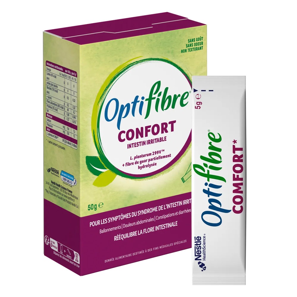 Opti Fibre Comfort dell'intestino irritabile x10 bastoncini - Easypara