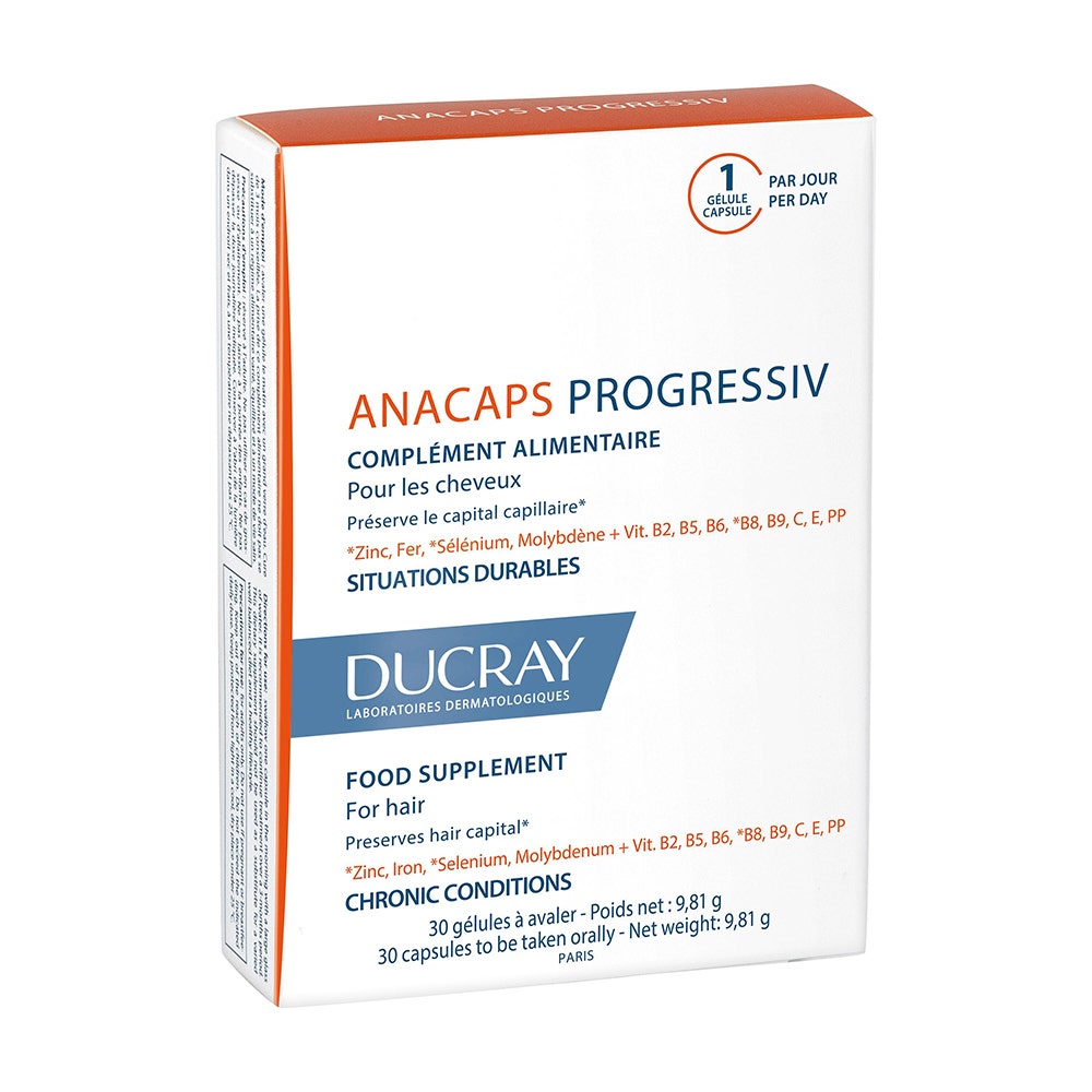 Ducray Anacaps Caduta Cronica dei capelli 30 Capsule Progressiv - Easypara