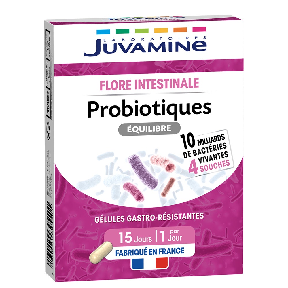 Juvamine PROBIOTICS BALANCE 4 ceppi Digestione 15 capsule - Easypara