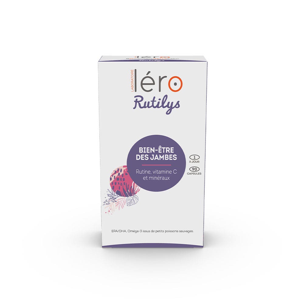 Lero Benessere quotidiano per le gambe di Rutilys 90 capsule - Easypara