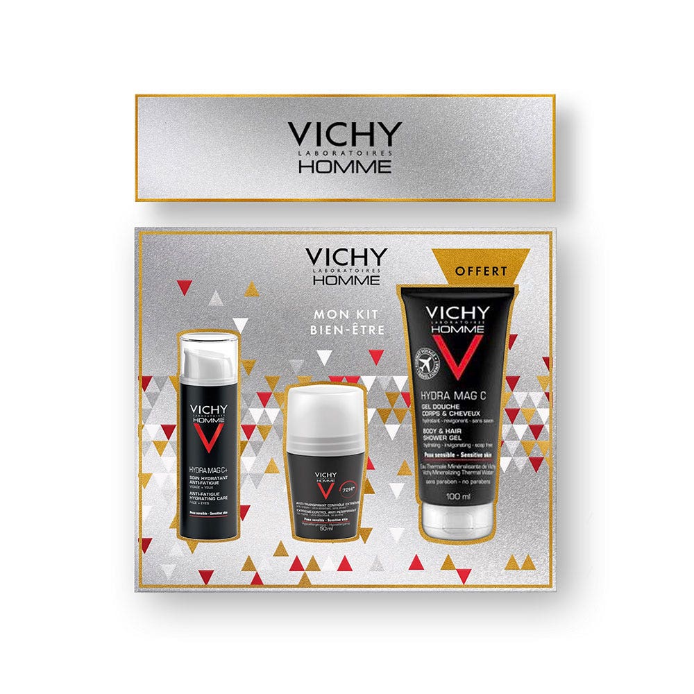 Vichy Uomo Set regalo benessere Viso e corpo - Easypara