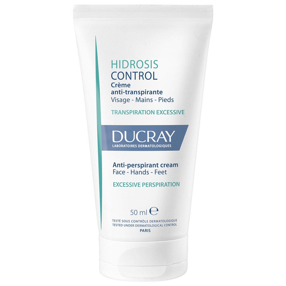 Ducray Hidrosis Control Crema antitraspirante per viso, mani e piedi ...