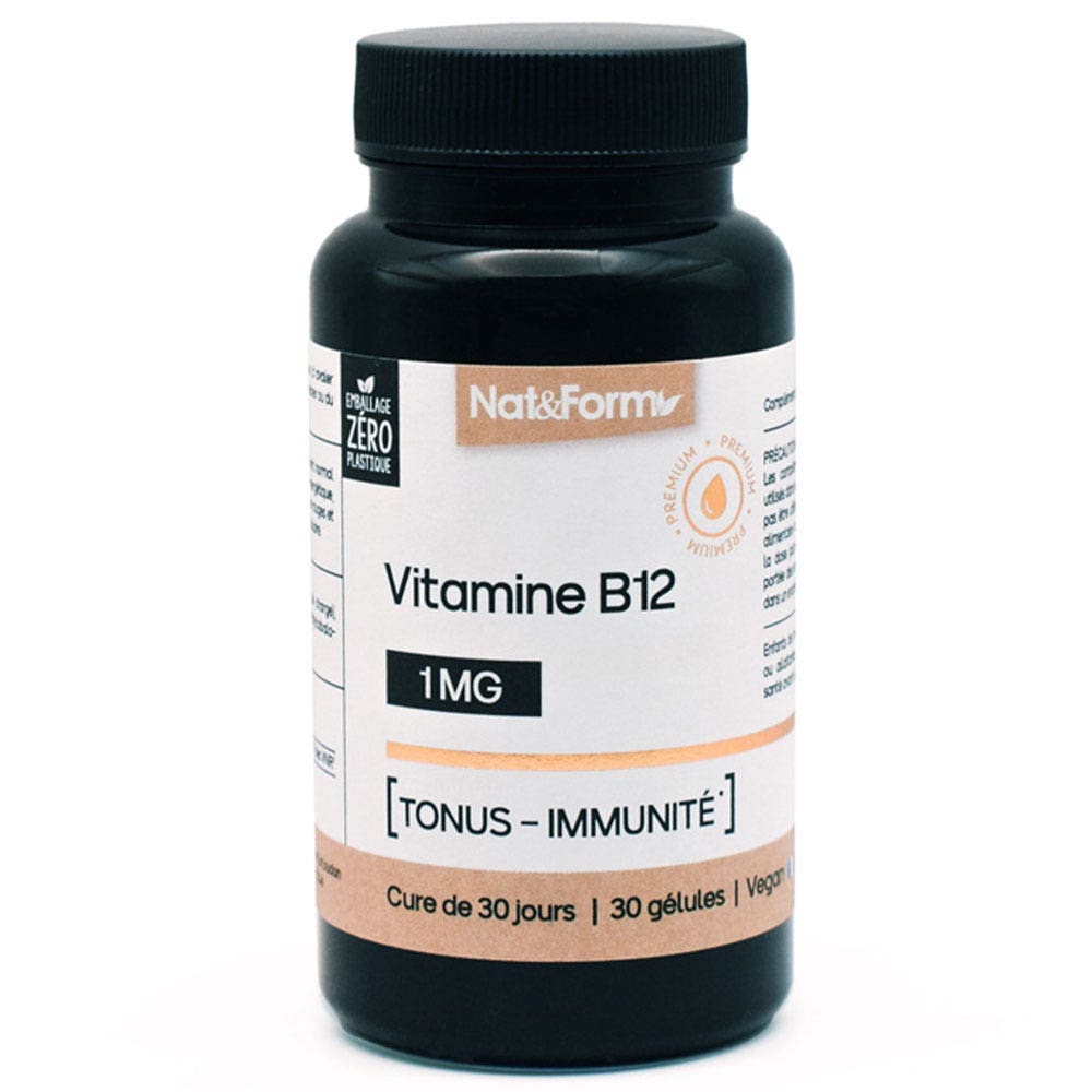 Nat&Form Vitamine B12 30 capsule - Easypara