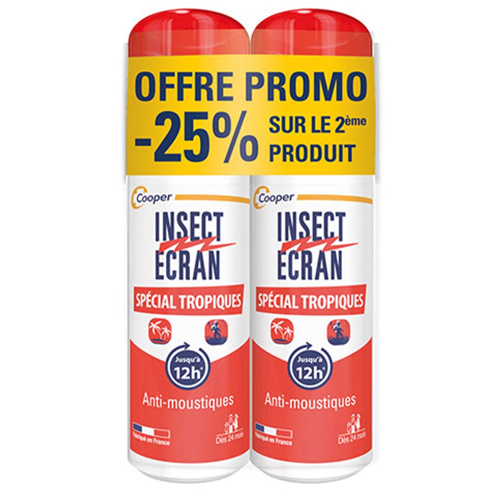 Insect Ecran Repellente per la pelle Zone tropicali Adulti e Bambini ...
