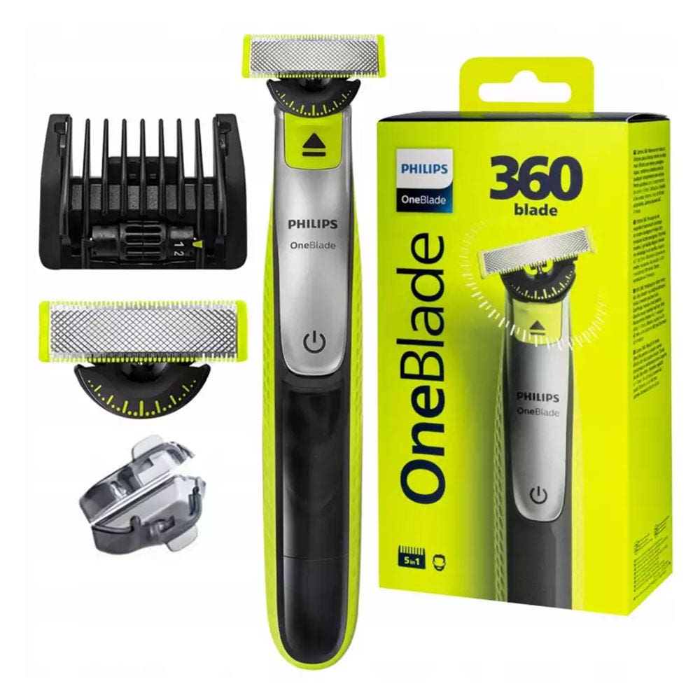 Philips Oneblade Rasoio elettrico 5in1 360 Viso e Corpo - Easypara