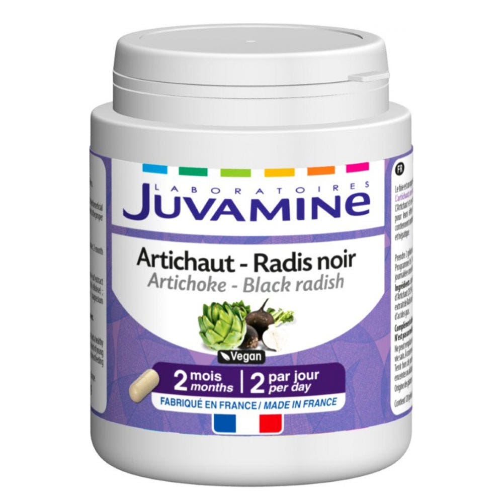 Juvamine Carciofo Ravanello nero 120 capsule vegetali - Easypara