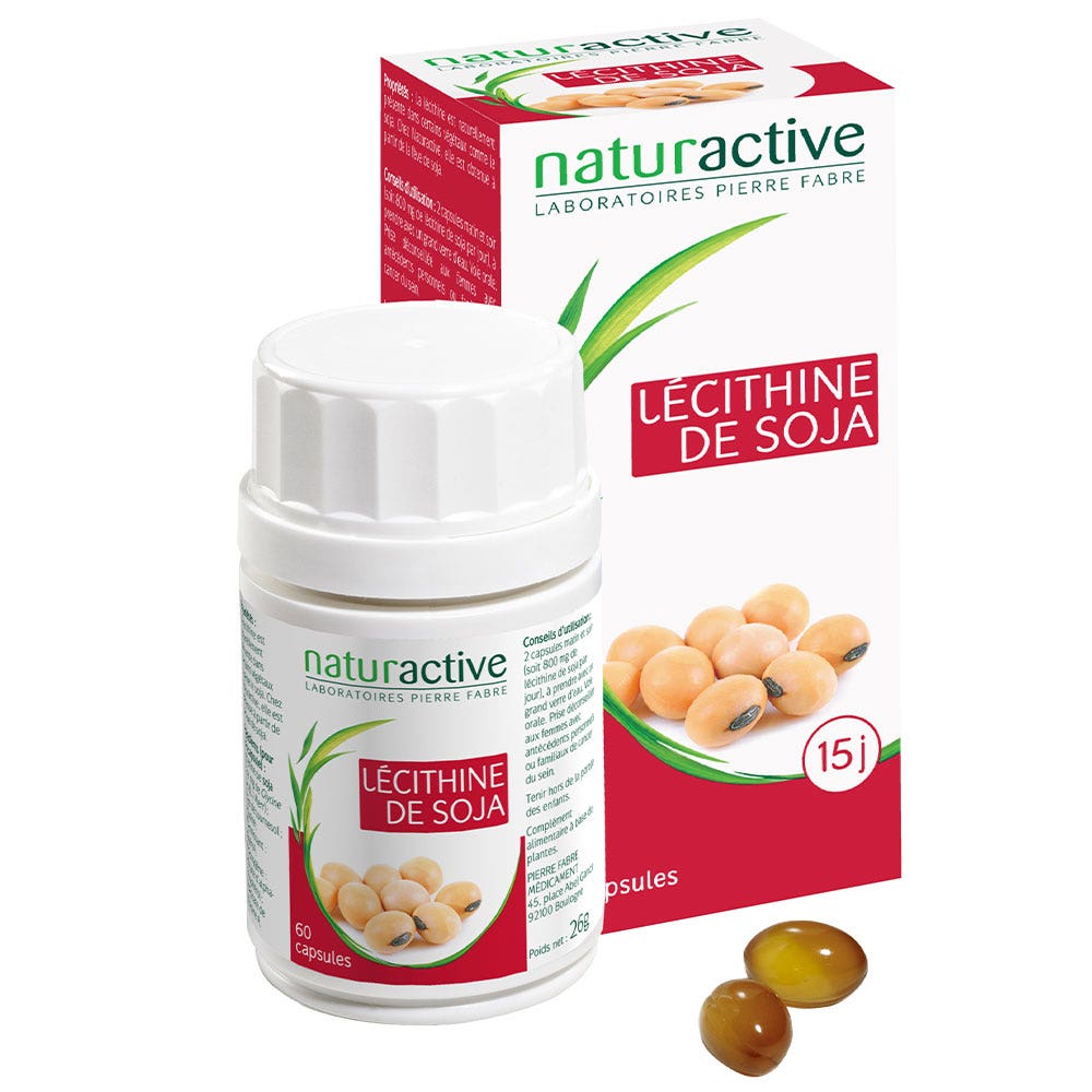 Naturactive Lecitina di soia 60 Capsule - Easypara