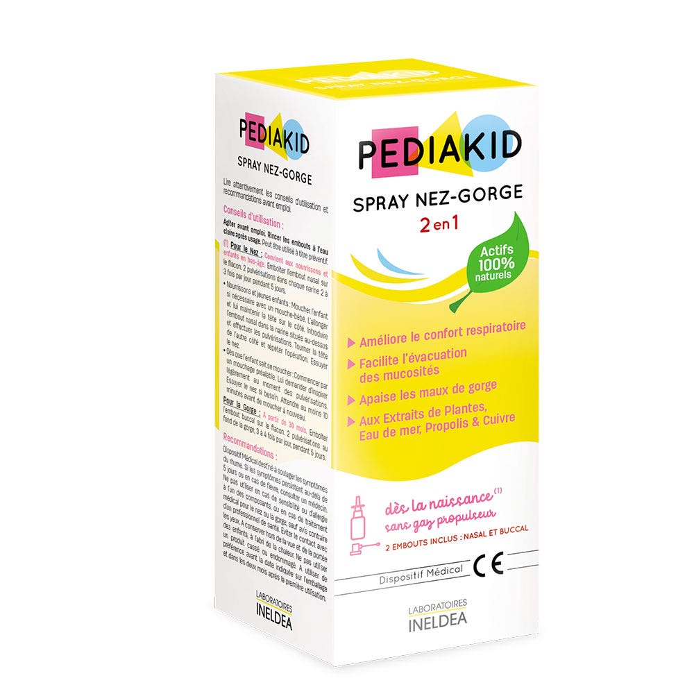 Pediakid Spray per naso e gola 20ml - Easypara
