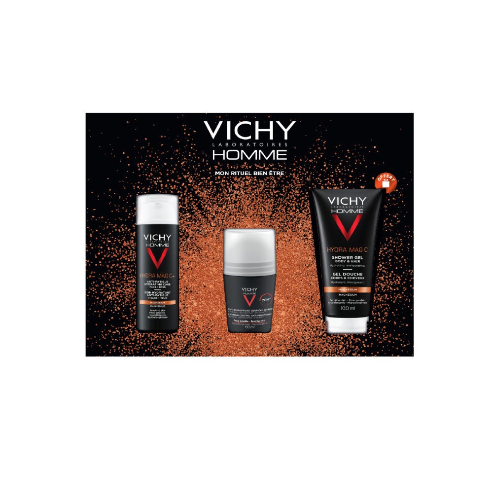Vichy Uomo Set regalo benessere Anti-Fatigue Viso e corpo Viso e corpo ...