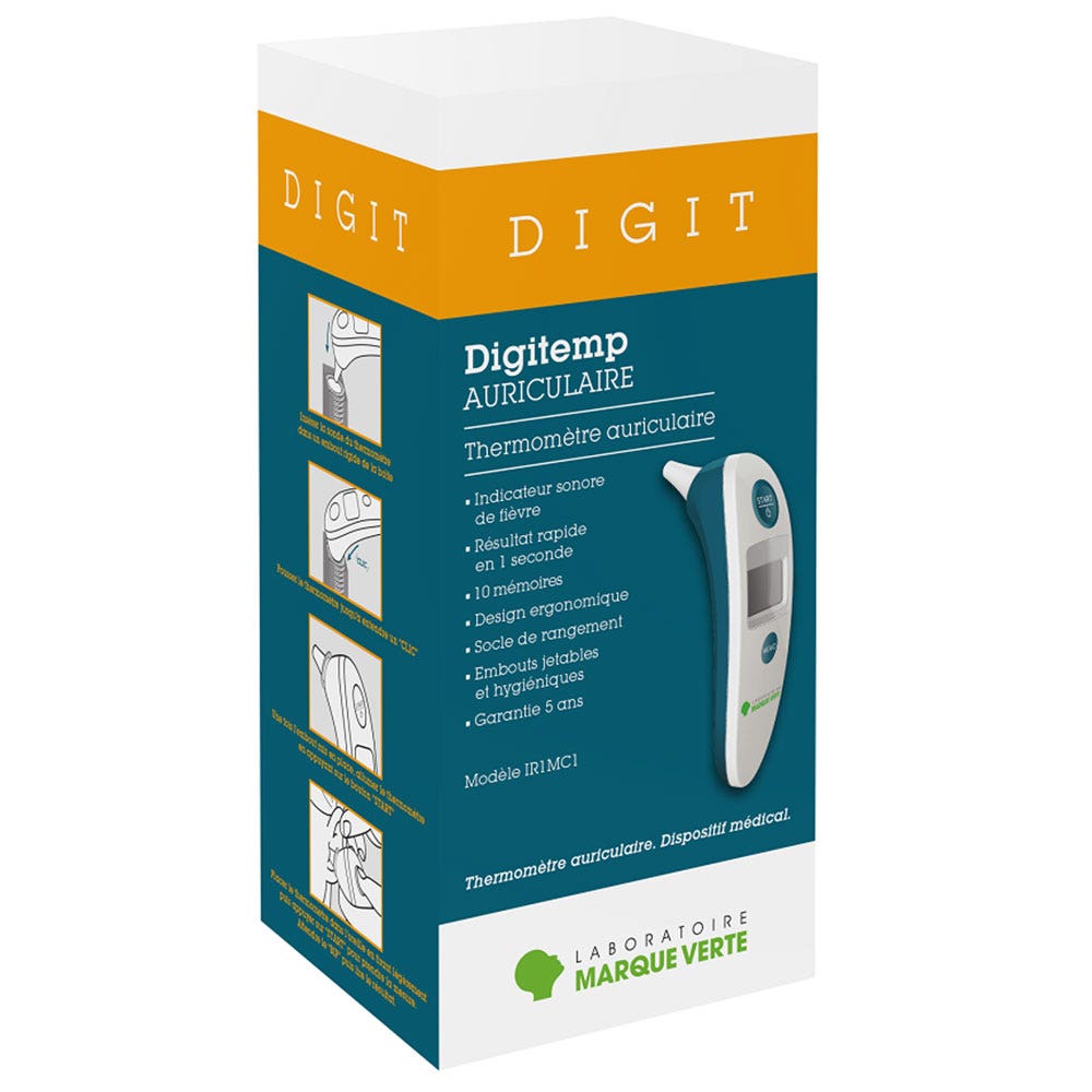 Digit Termometro auricolare Digitemp - Easypara