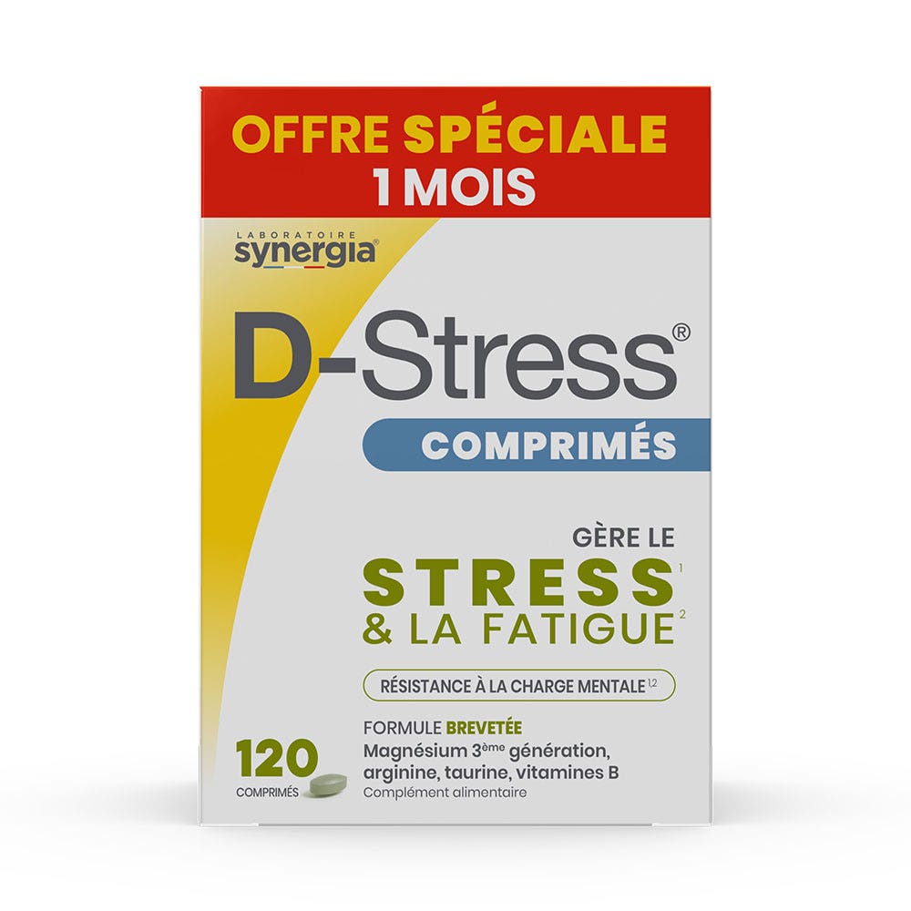 Synergia D-Stress Compresse Eco Pack 120 Compresse 1 Mese Synergia ...