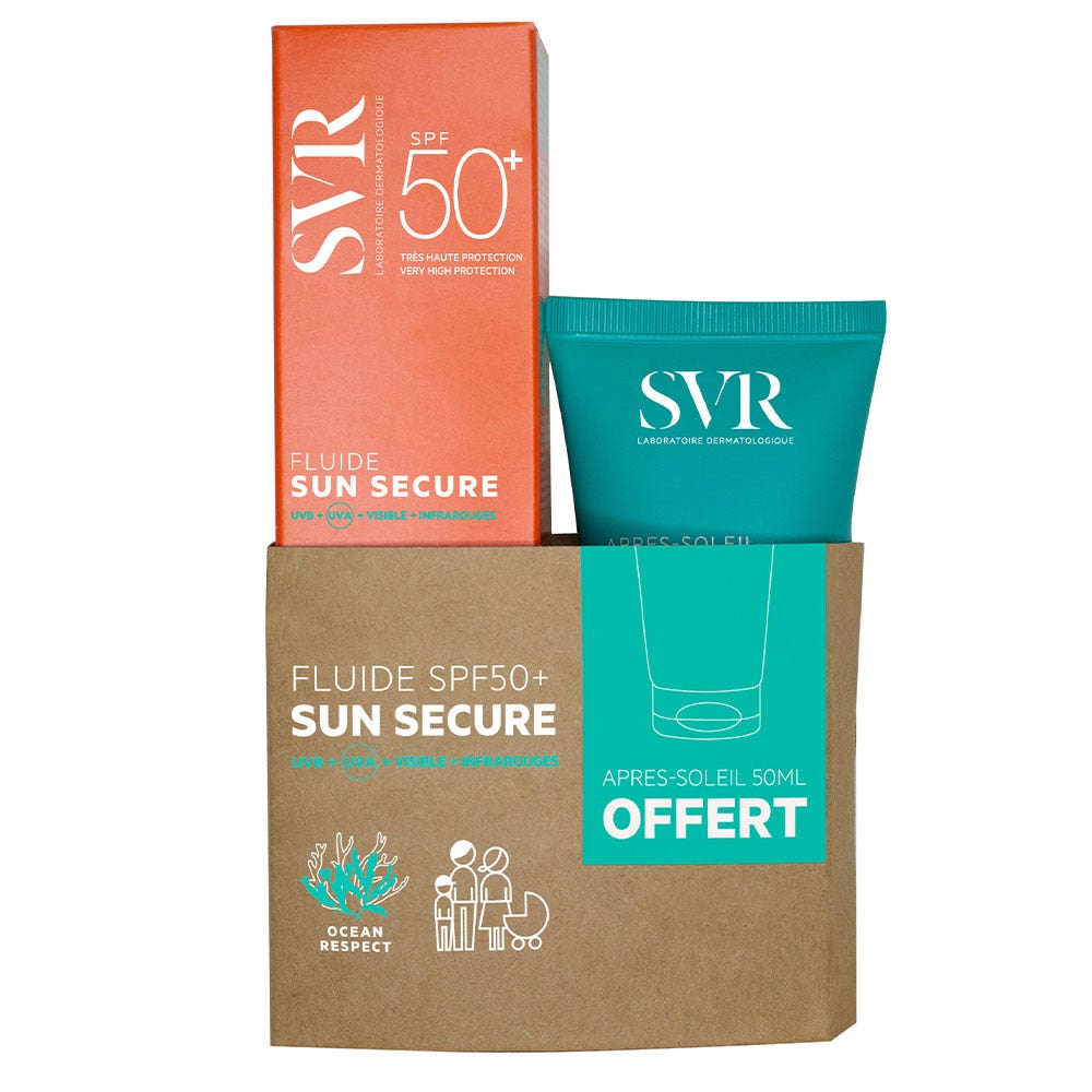 Svr Sun Secure Fluide très haute protection Spf50+ 50ml + Lait Après ...
