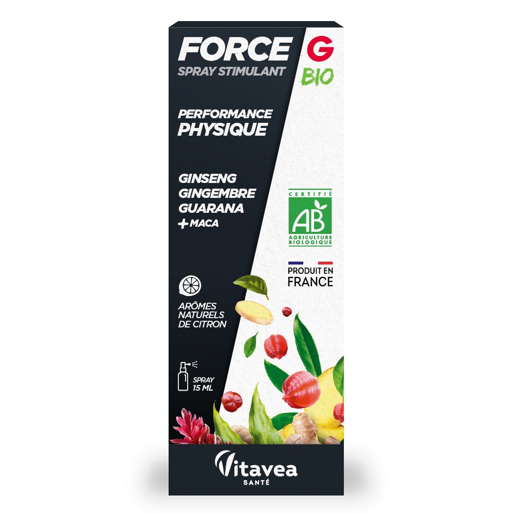 Vitavea Santé Force G Spray stimolante biologico Prestazioni fisiche ...