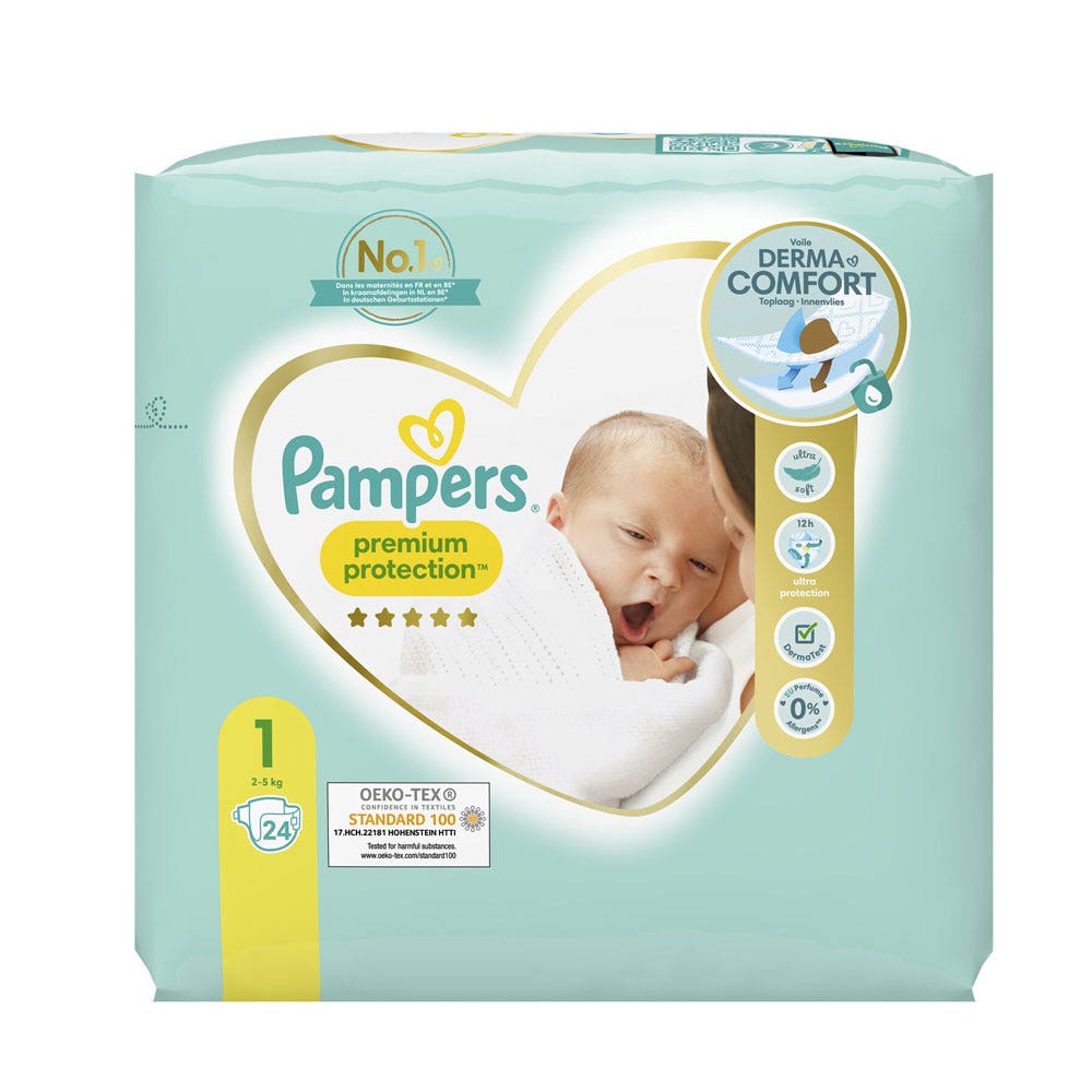 Pampers Pannolini Baby taglia 1 2-5 kg x24 - Easypara