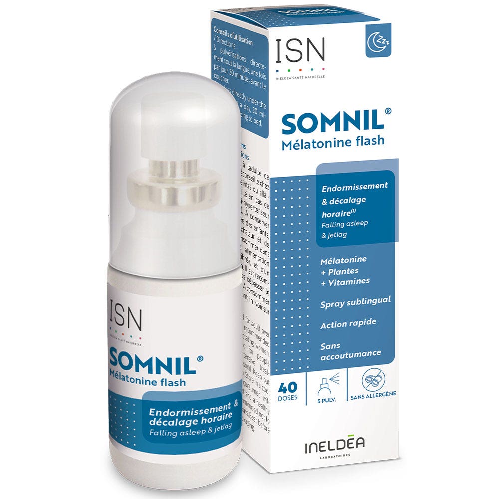 Ineldea Santé Naturelle Somnil Melatonina Flash 20ml - Easypara