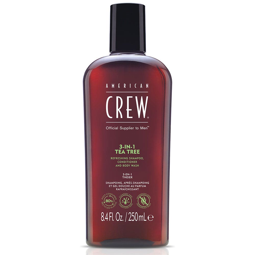 American Crew Shampoo 3 in 1 al Tea tree 250ml - Easypara