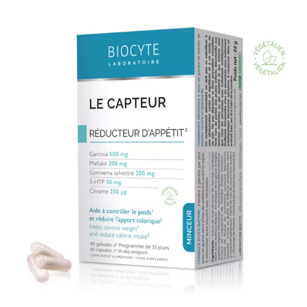 Biocyte Snellente Il sensore di riduzione dell'appetito 45 capsule ...