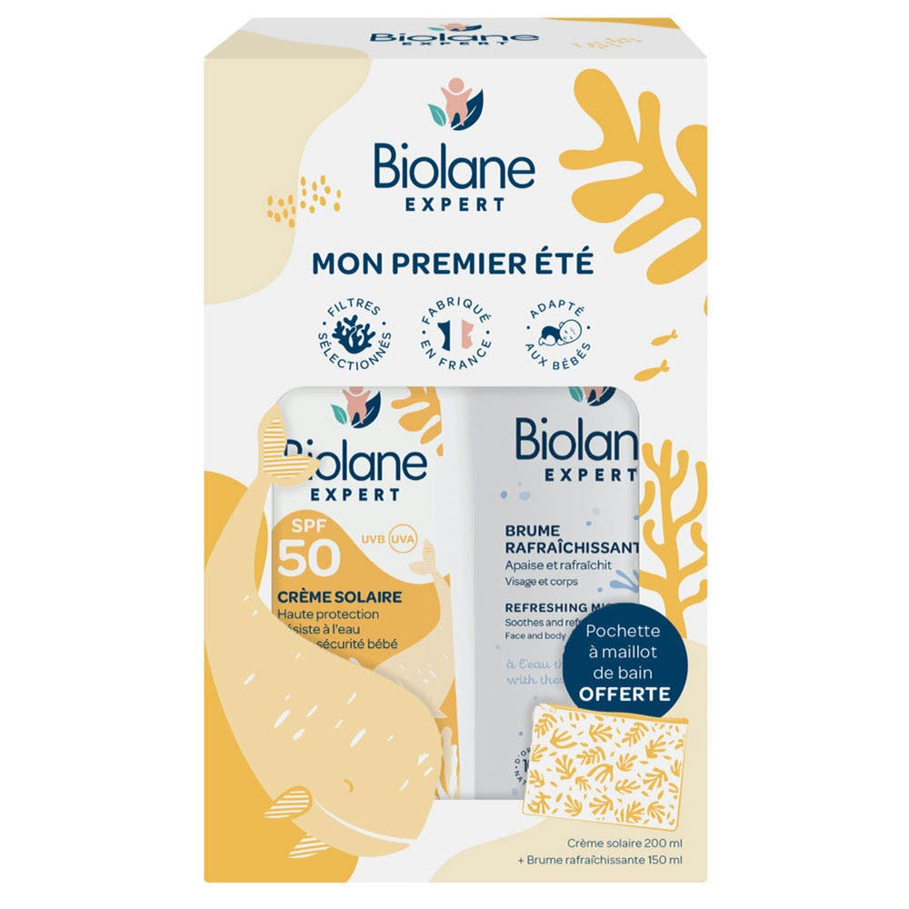Biolane Esperto La mia prima estate crema solare SPF50+ spray ...