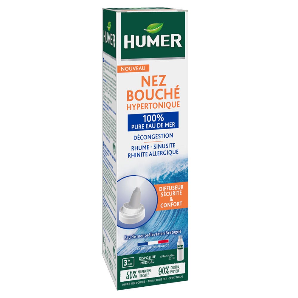 Humer Spray ipertonico per naso e bocca 50ml - Easypara