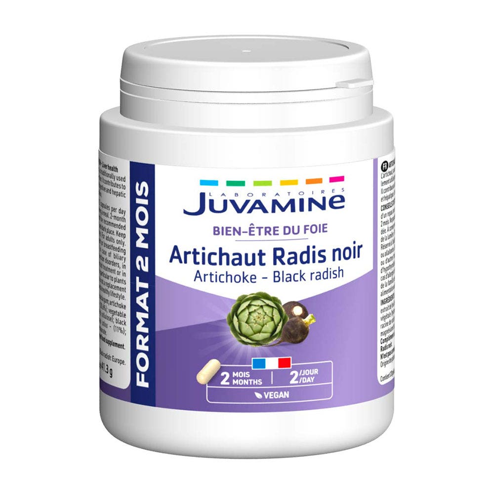Juvamine Carciofo Ravanello nero 120 capsule vegetali - Easypara