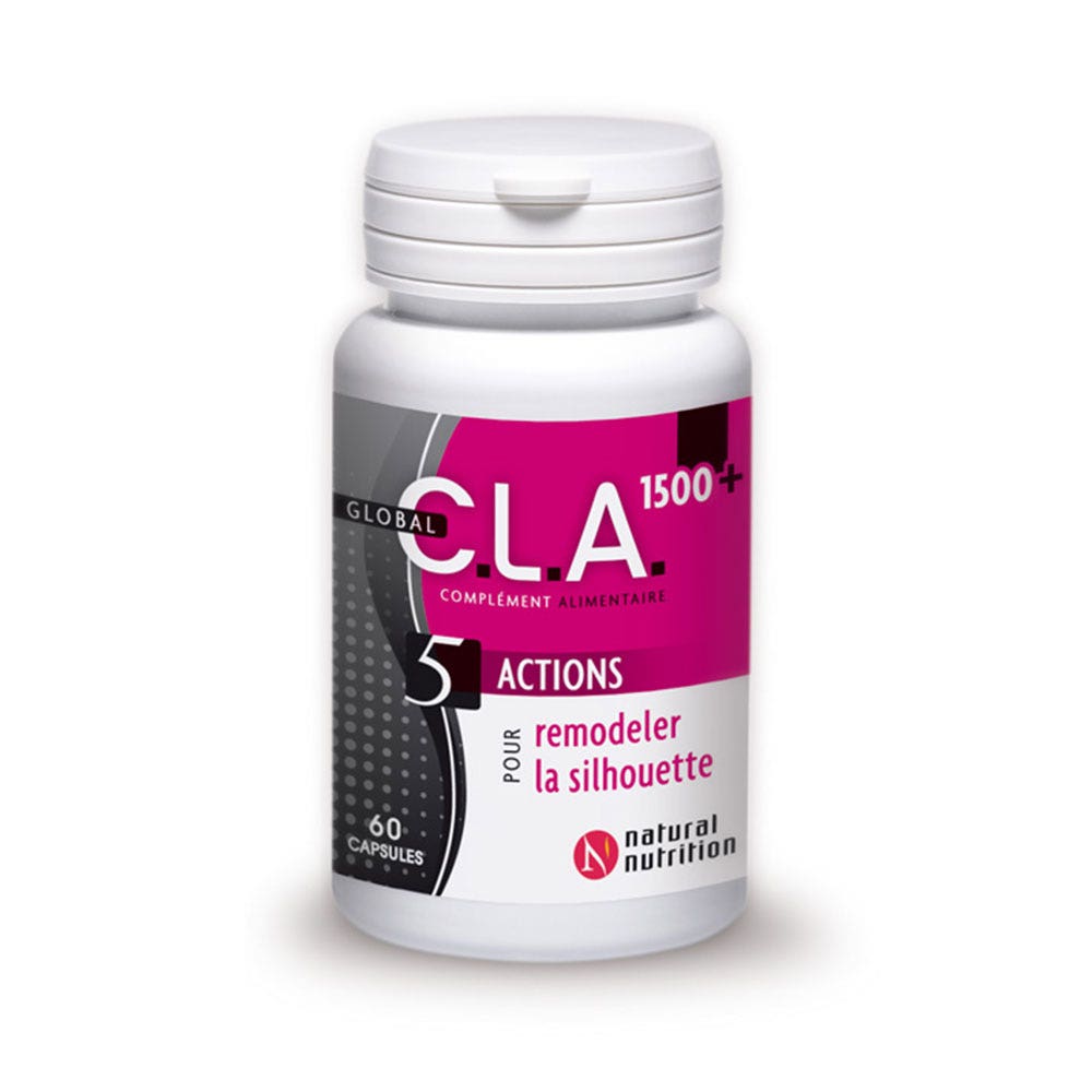 Natural Nutrition Global Cla 1500+ 60 Capsule - Easypara