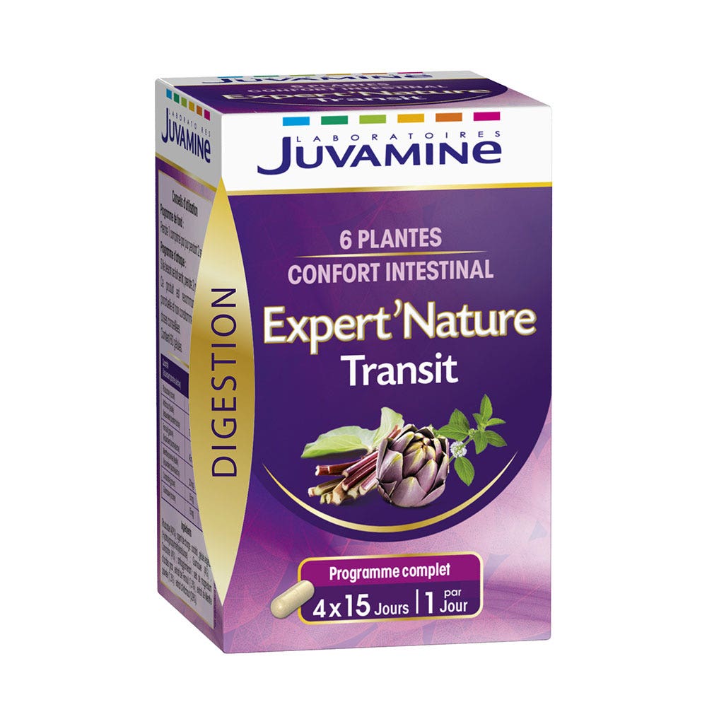 Juvamine Expert'nature Transit 60 Gelule - Easypara