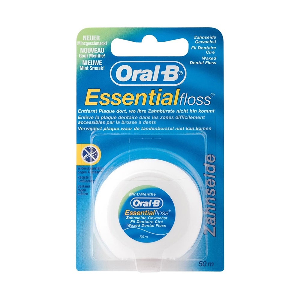 Oral-B Essential Floss Filo interdentale cerato e mentolato 50m - Easypara