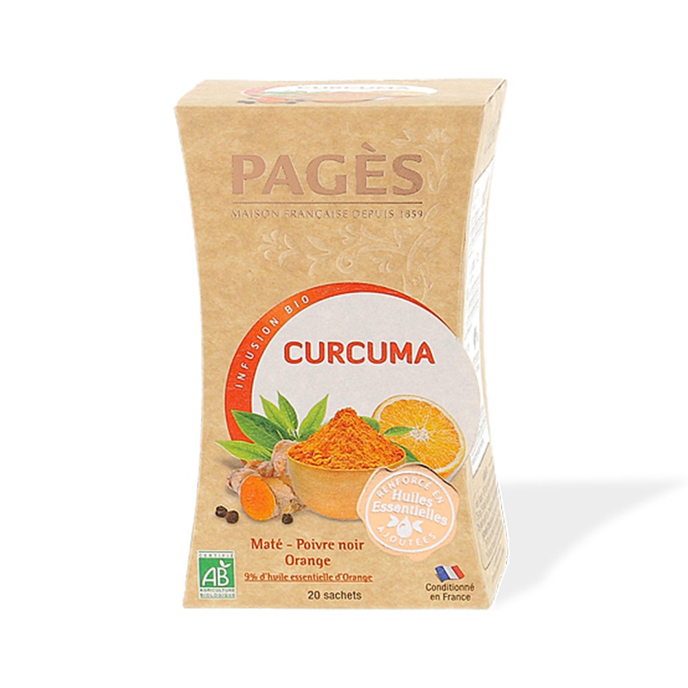 Pagès Infusion Turmeric Organic 20 Bustine - Easypara