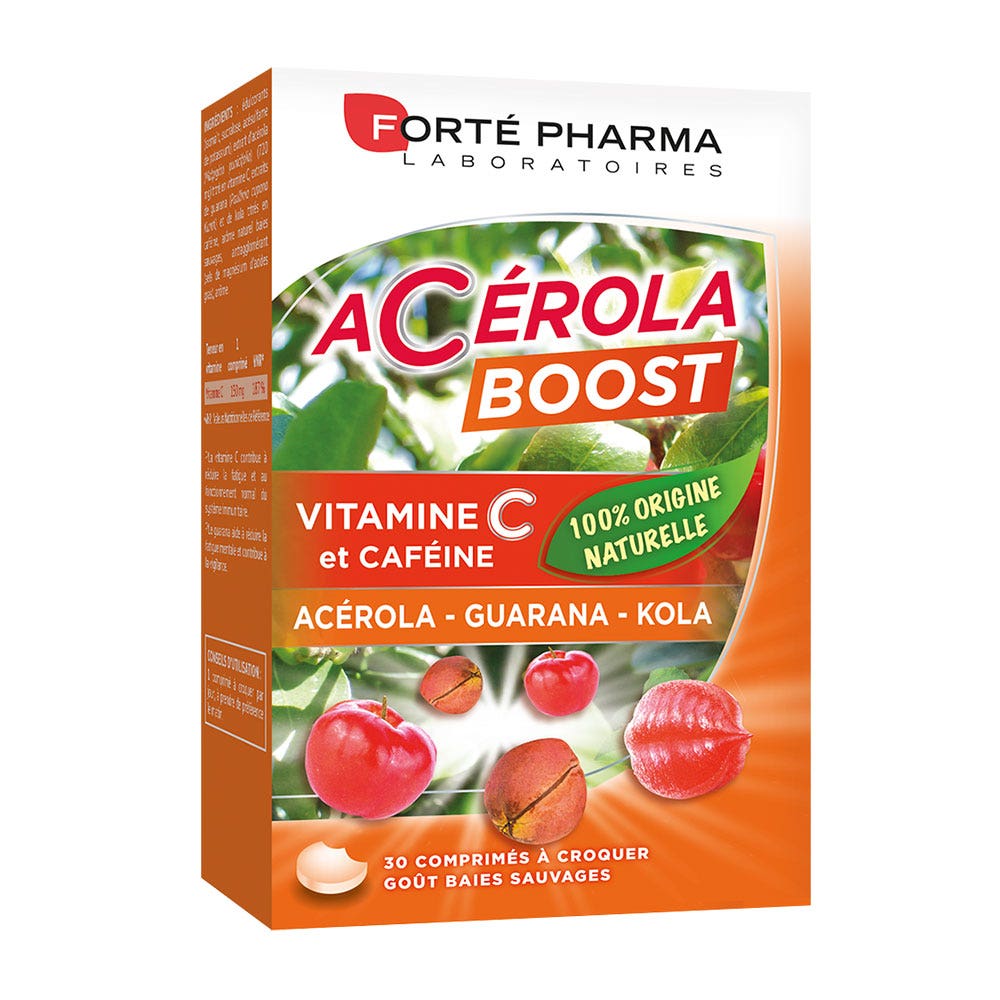 Forté Pharma Acerola Boost 30 Comprimes - Easypara