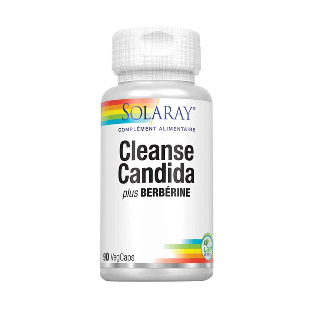 Solaray Cleanse Candida Plus Berberina 90 Capsule Vegetali - Easypara