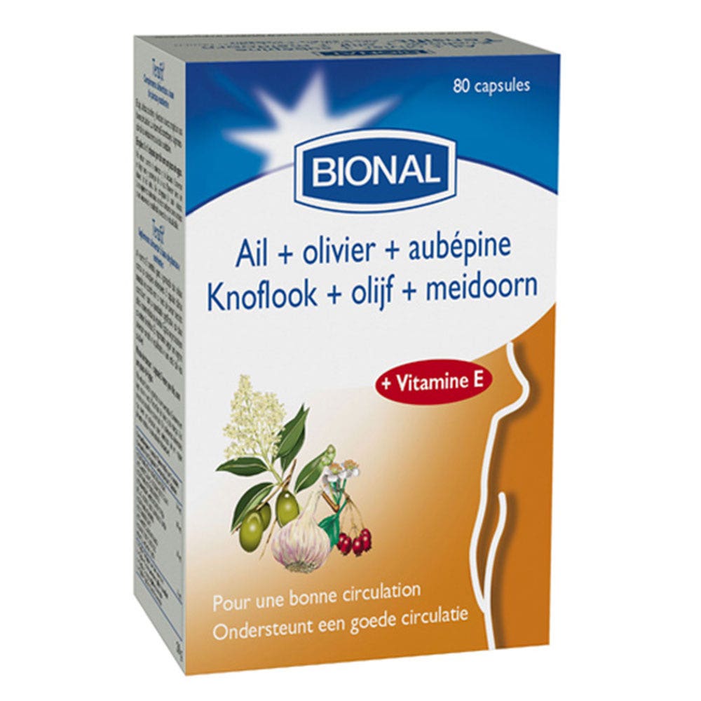 Bional Aglio + Ulivo + Biancospino 80 Capsule - Easypara