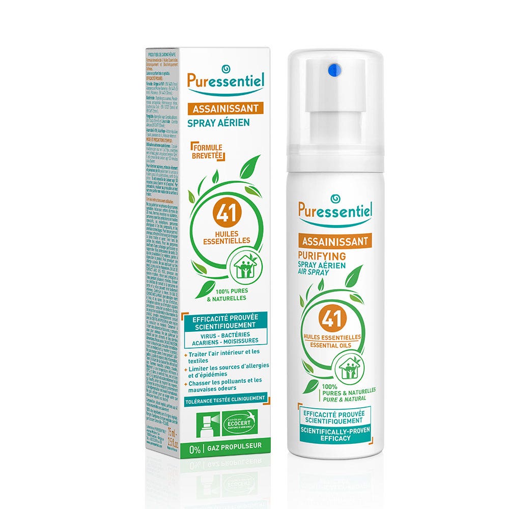 Puressentiel Purificante Spray aereo con 41 oli essenziali 75ml - Easypara