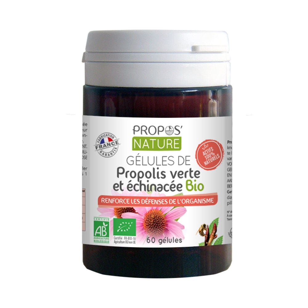 Propos'Nature Propolis Verde ed Echinacea Biologica 60 Gelule - Easypara