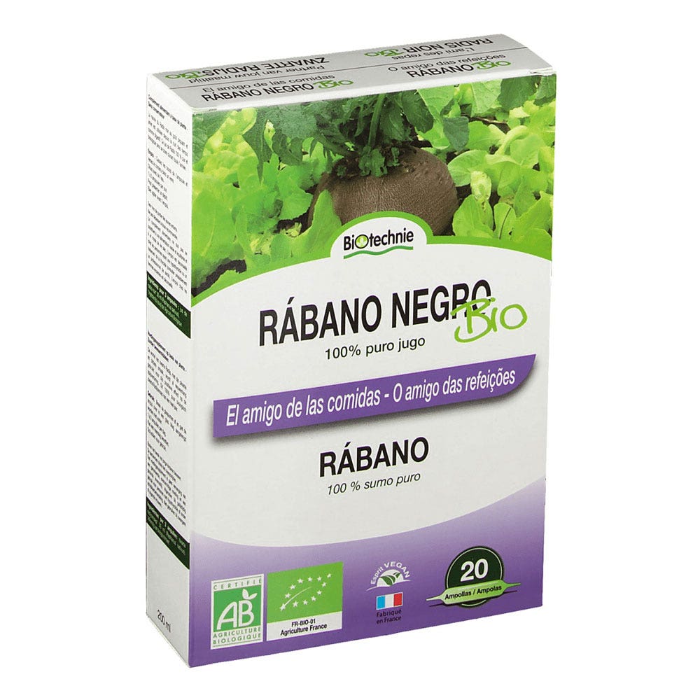Biotechnie Ravanello nero Comfort digestivo 20 fiale - Easypara