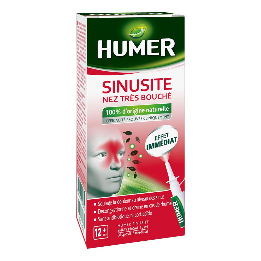 Humer Spray nasale Sinusite 15ml - Easypara