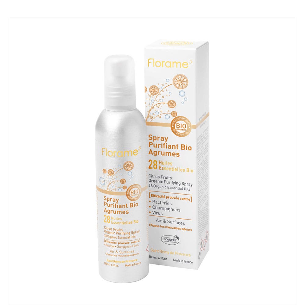 Florame Spray purificante agli agrumi biologico Aria e superfici 180 ml ...
