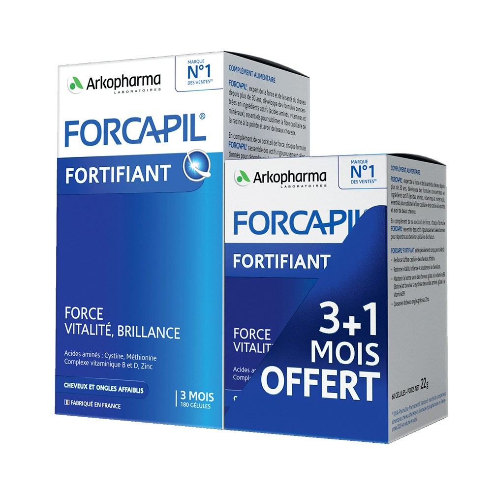 Arkopharma Forcapil Fortificante Capelli e Unghie 180 Capsule + 60 ...