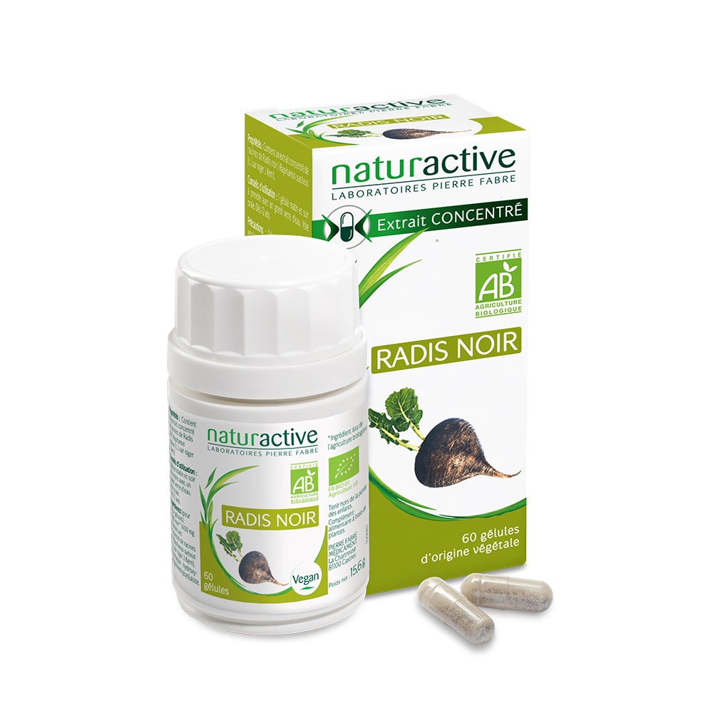 Naturactive Ravanello nero biologico 60 capsule - Easypara