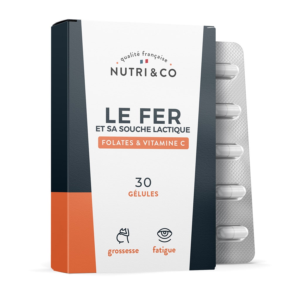 Ferro + Vitamine C Stanchezza in gravidanza 30 capsule- NUTRI&CO - Easypara