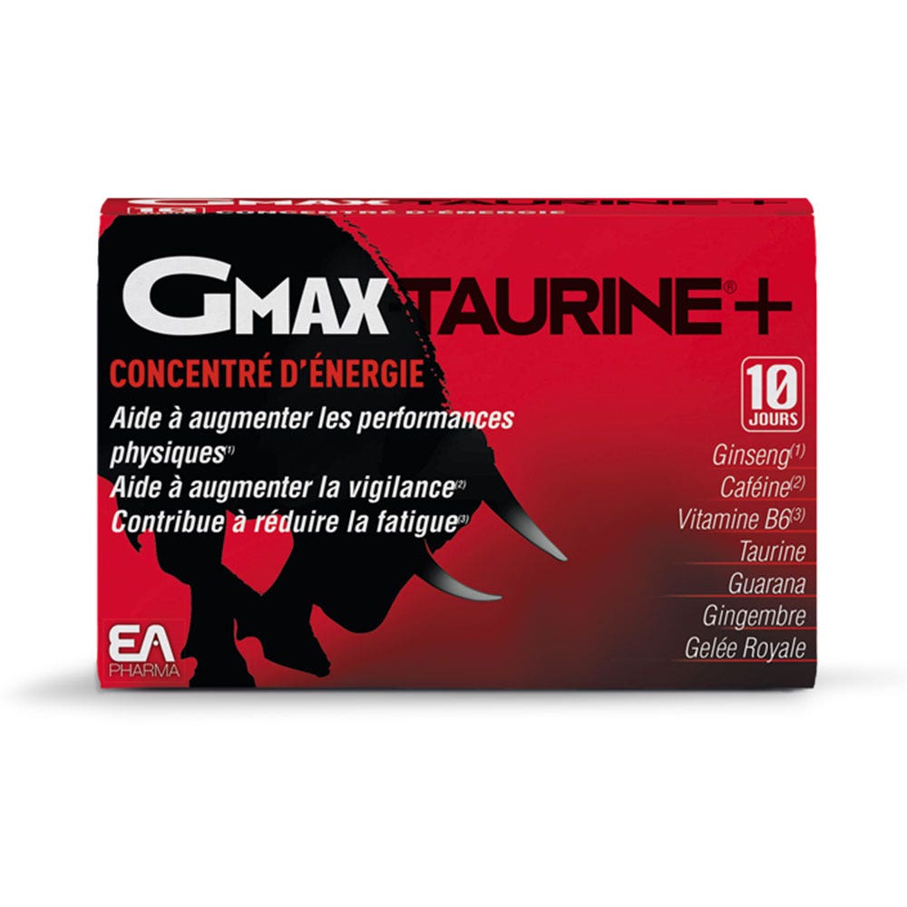 Ea Pharma Gmax Taurina+ 30 fiale - Easypara