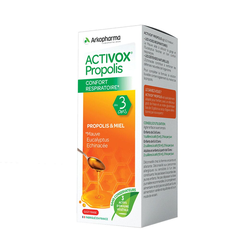 Arkopharma Activox Sciroppo di Propolis Comfort di respirazione 140 ml ...